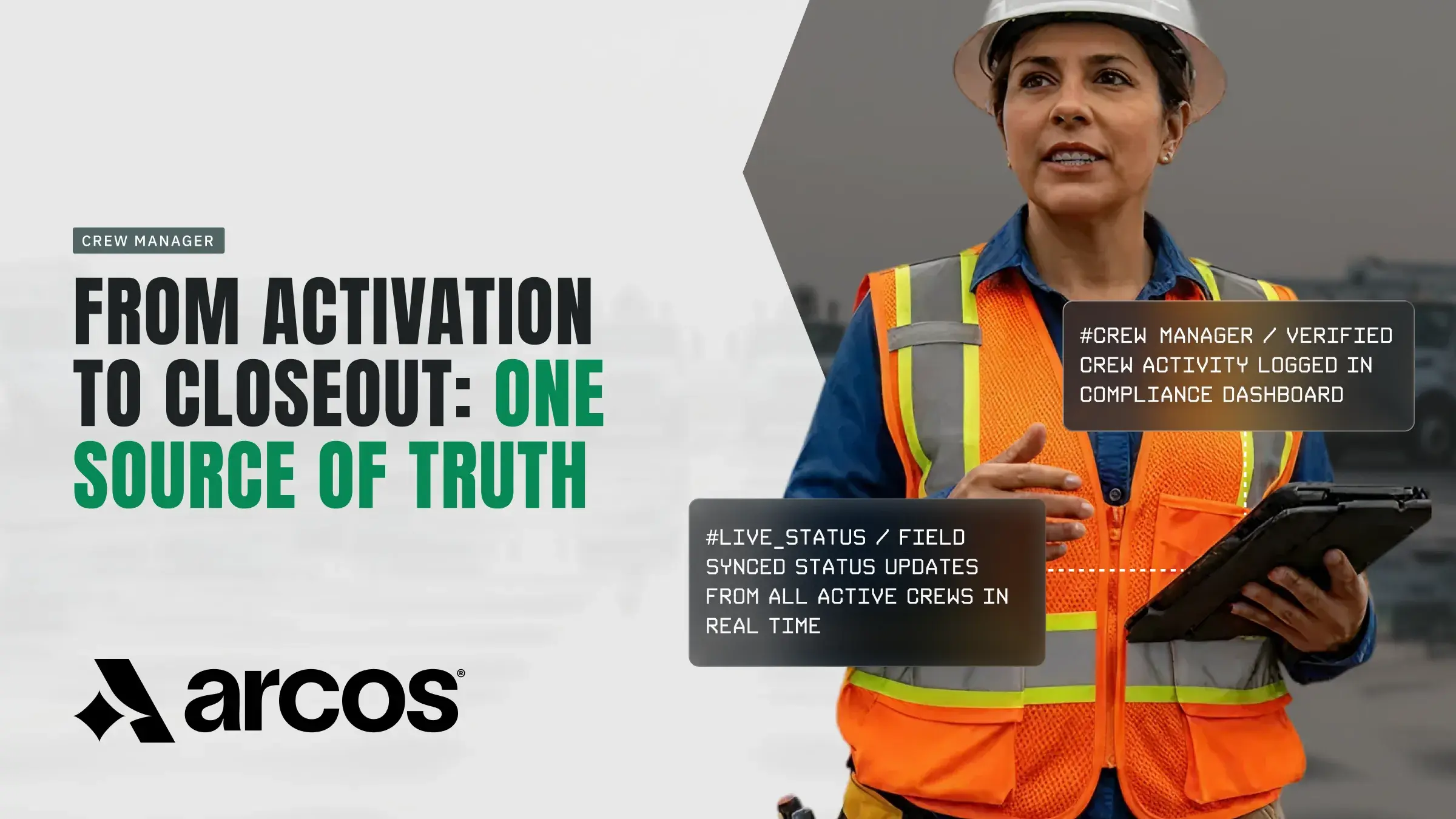 Crew Management Software for Efficient Workforce Coordination | Arcos